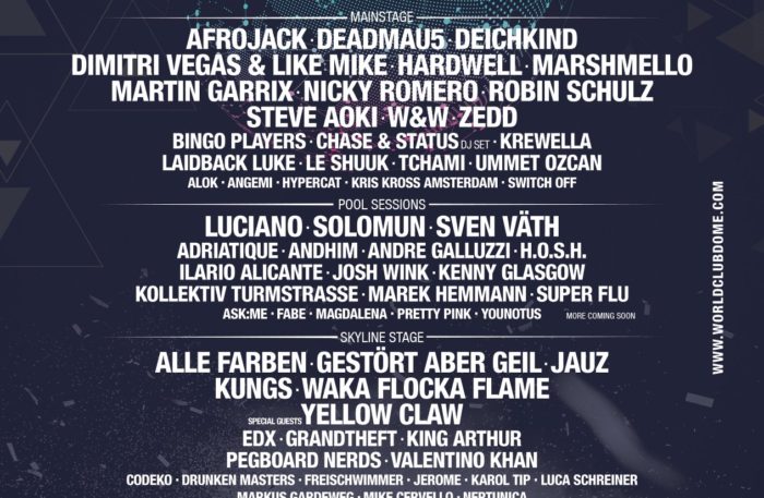 WORLD CLUB DOME LINE UP PHASE 3 - onelastpicture