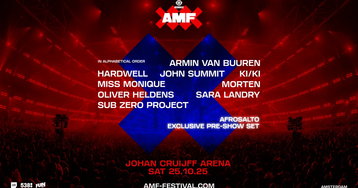 AMF 2025 – The Ultimate EDM Night in Amsterdam | onelastpicture